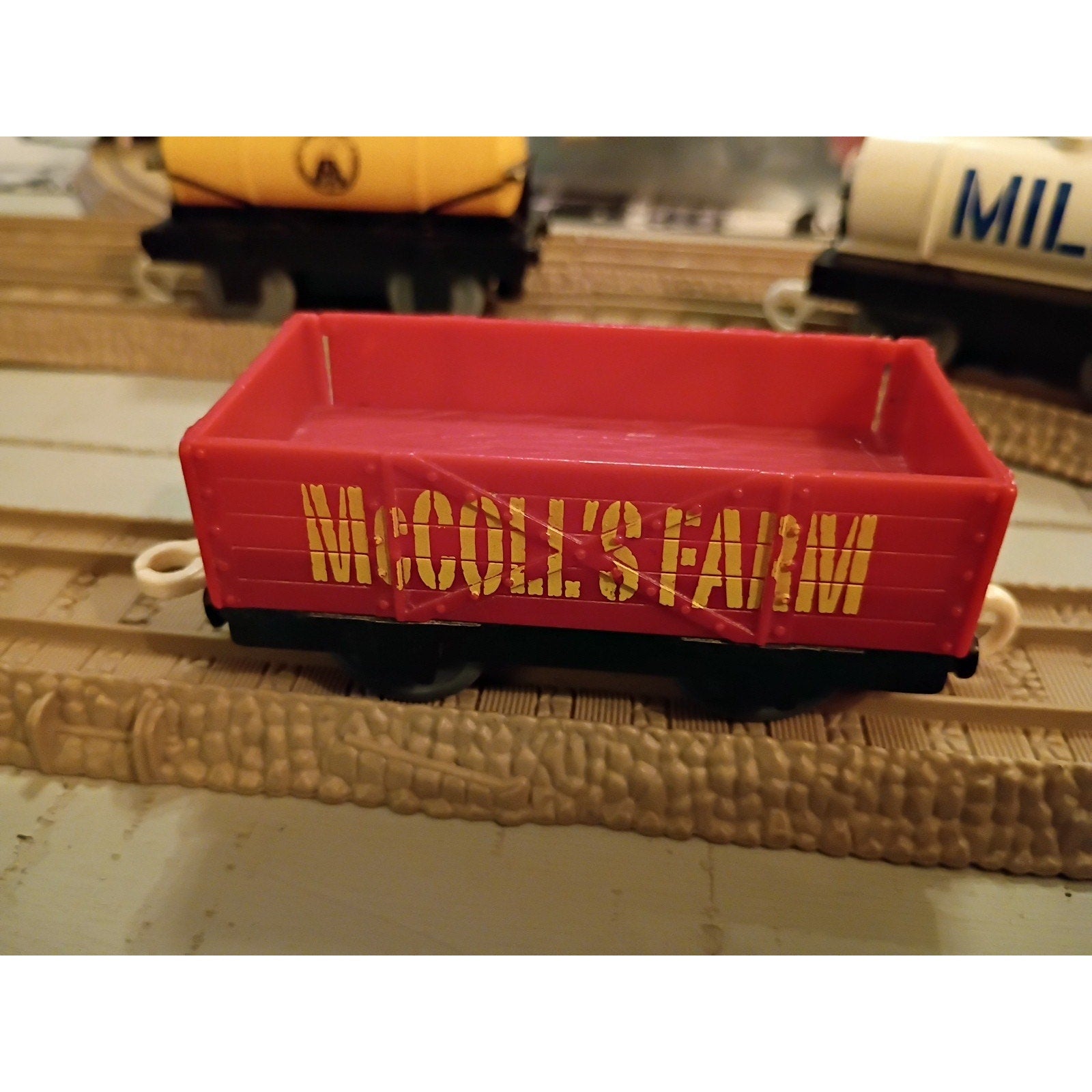 Vintage Ertl Thomas The Tank Engine Trackmaster McColls Farm Red Car ...