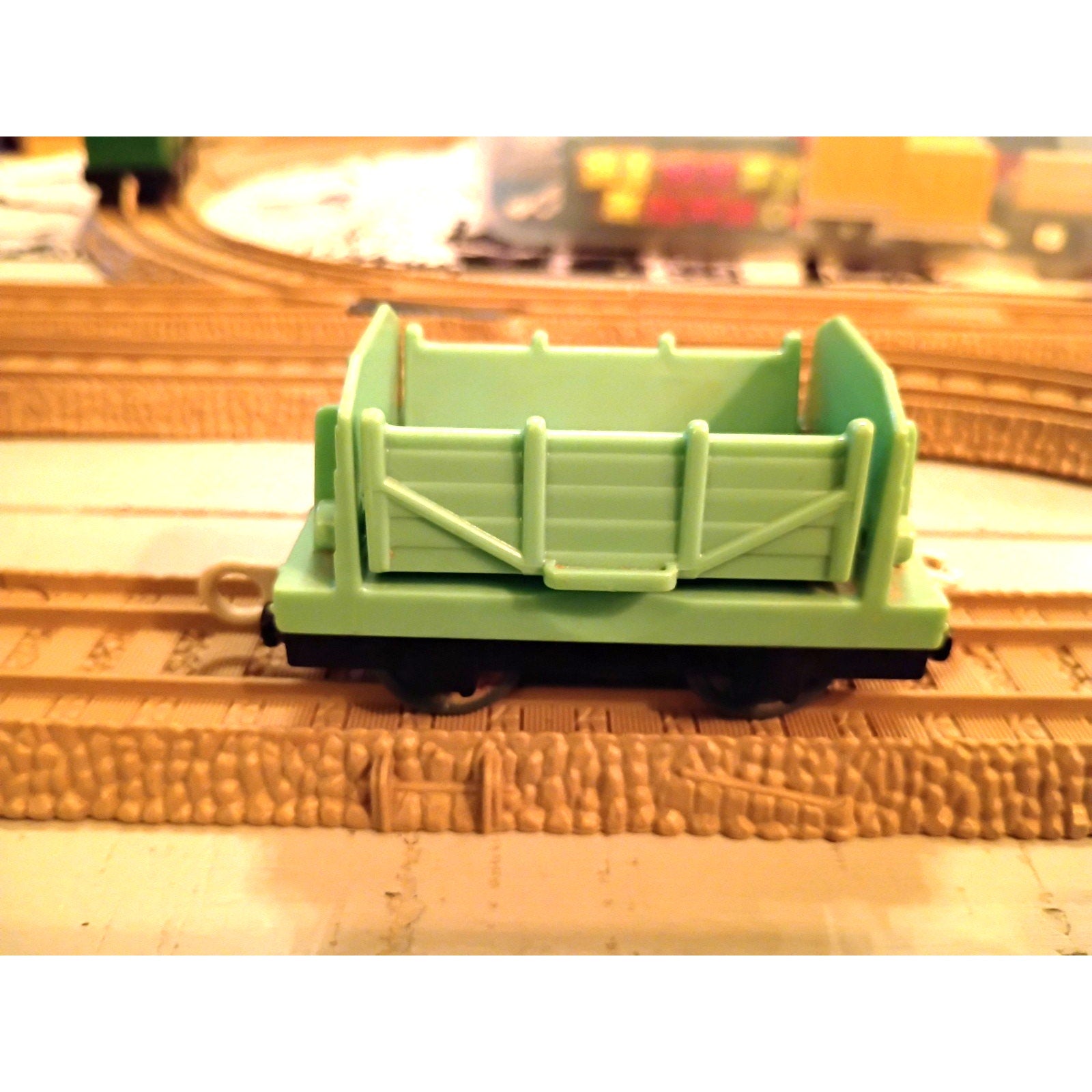 Vintage Ertl Thomas The Tank Engine Track Master Dump Car Teal Color ...